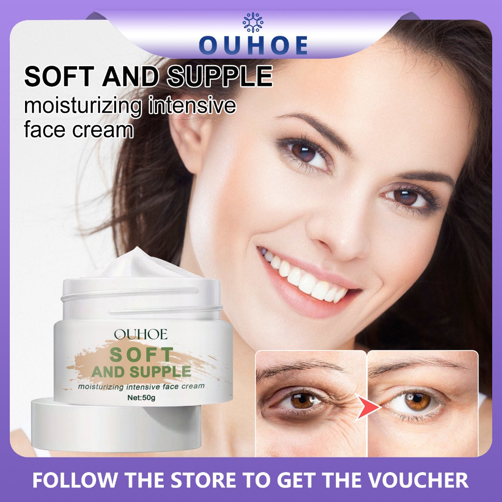 OUHOE Soft And Supple Face Cream Intensive Moisturizing Lotion ...