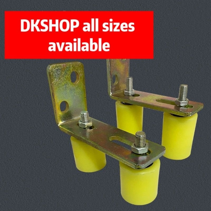 nylon guide wheel sliding gate top guide nylon rollers with L bracket ...