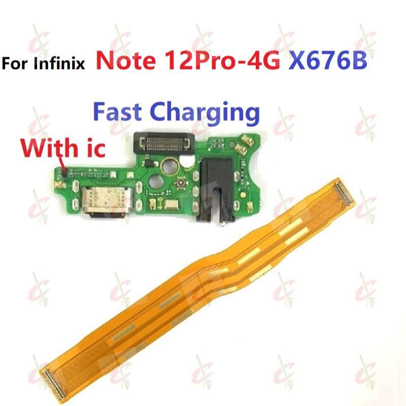 Fast Charging board flex for Infinix Note 12 Pro 4G Main board ...