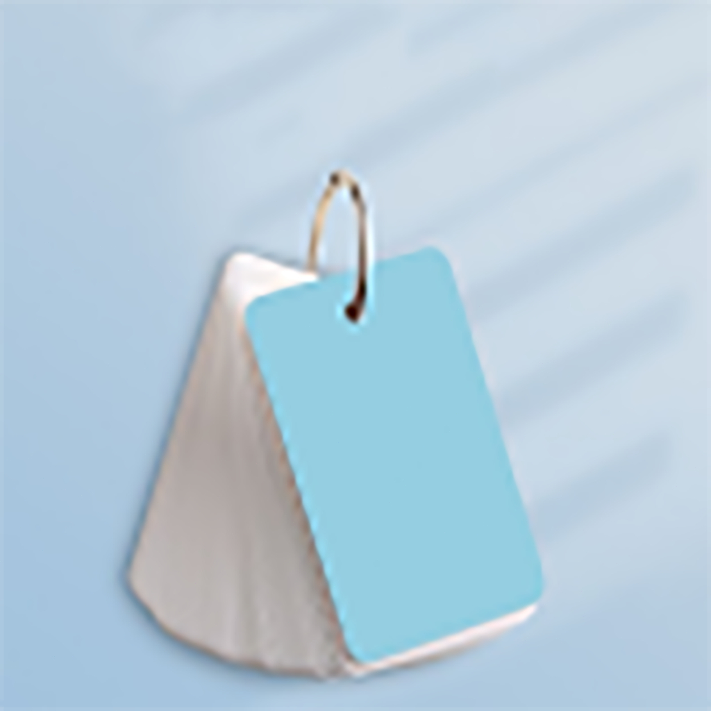 50 Pages Iron Ring Handwritten Memo Hard Blank English Word Card Loose ...