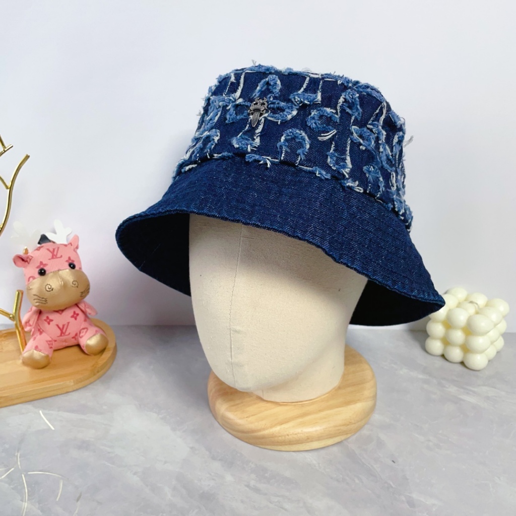 Chrome HEARTS Blue High Quality Barrel Hat GZ0528 | Shopee Philippines