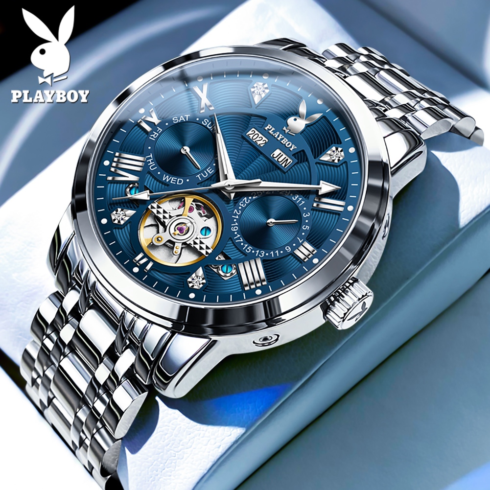 PLAYBOY Automatic Watch For Men New 2024 Gift For Boyfriend Original ...
