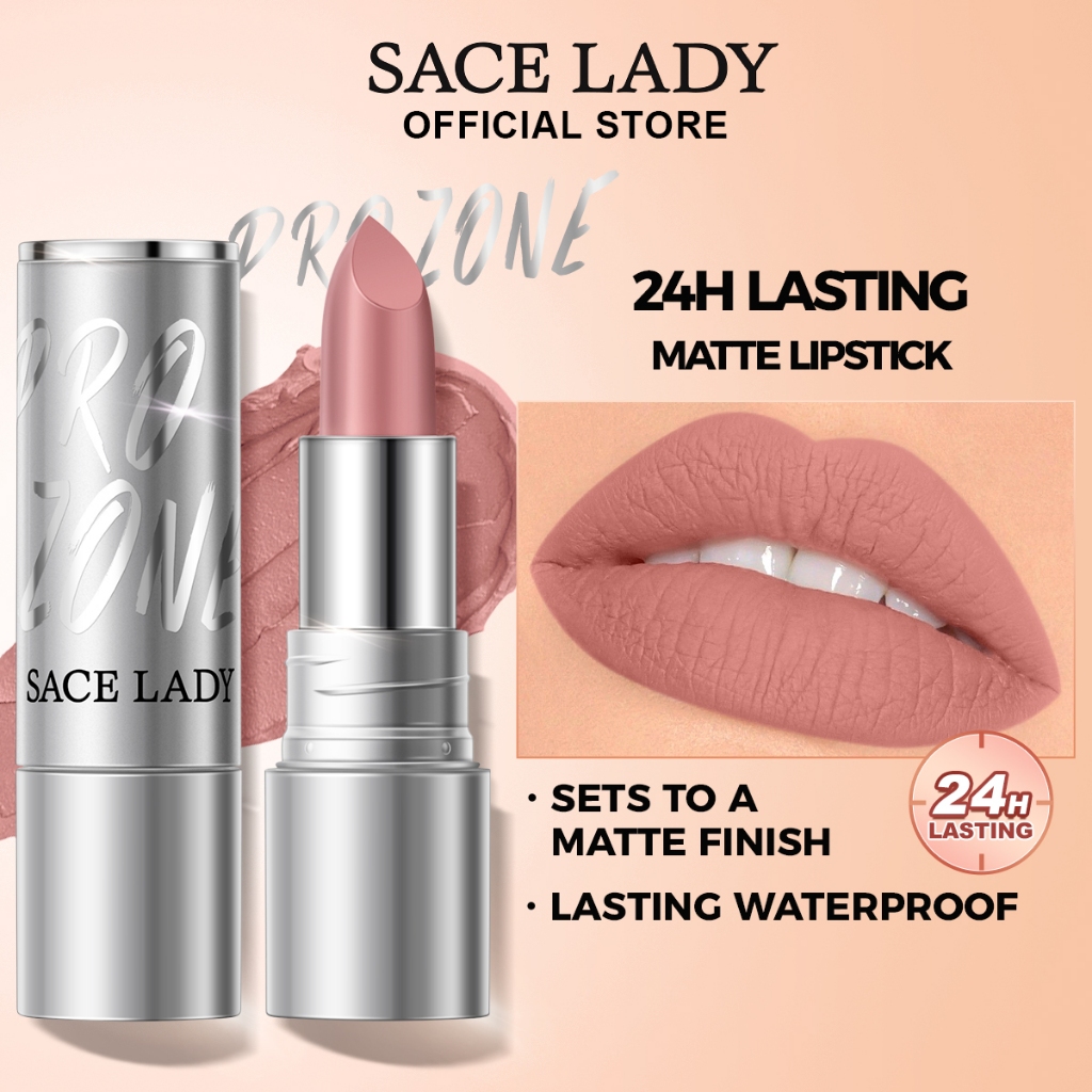 SACE LADY Matte Lip Tint Long Lasting 24H Lipstick Stain Lip Tinted ...