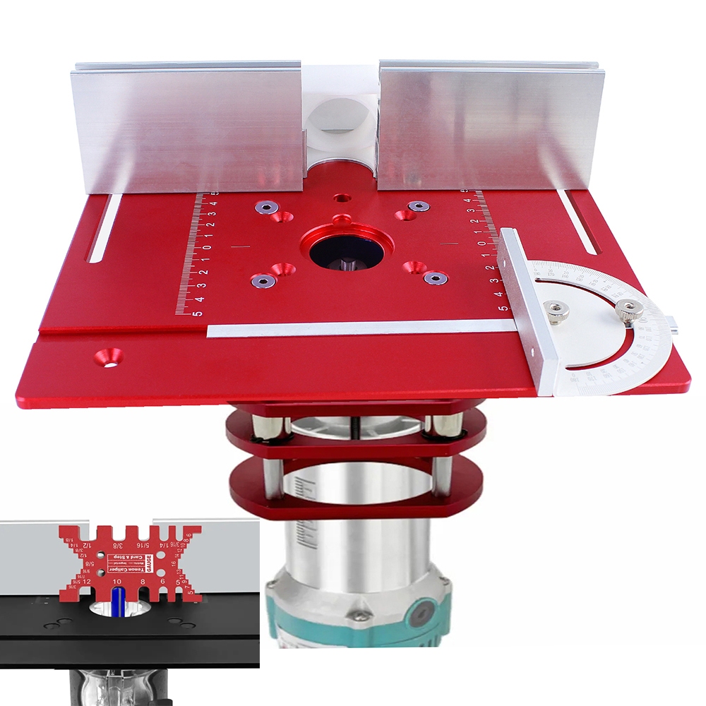 Aluminium Router Table Insert Plate, Woodworking Router Lift System and ...