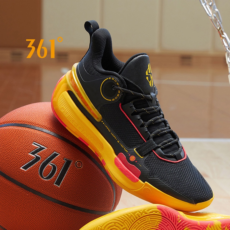 361 Degrees Dvd Goey Men Basketball Shoes Mesh Breathable Cushioning ...
