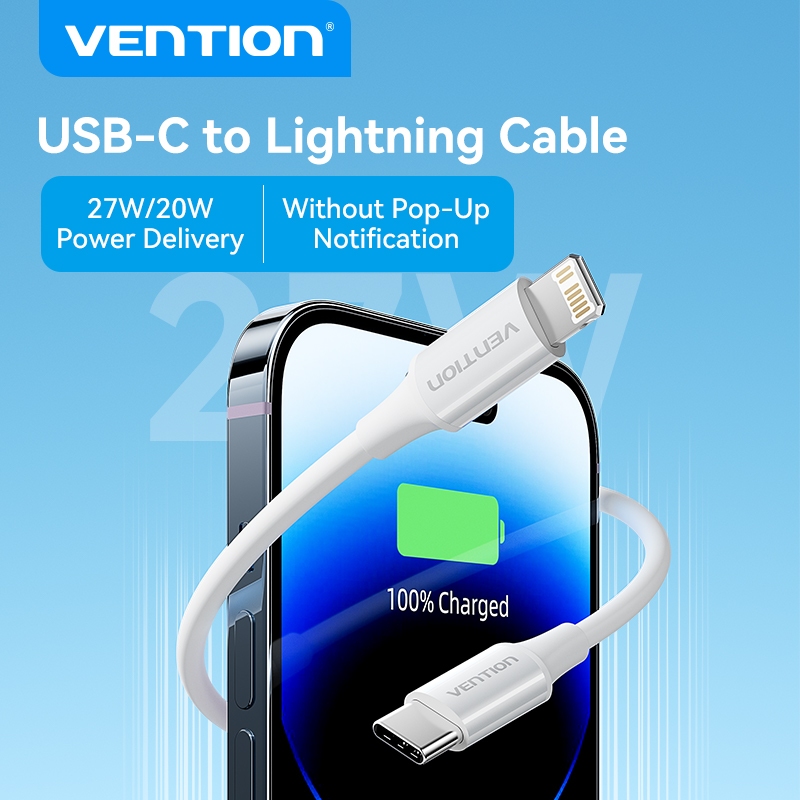 Vention USB C Male to Lightning Male USB C To USB C USB A to Lightning ...