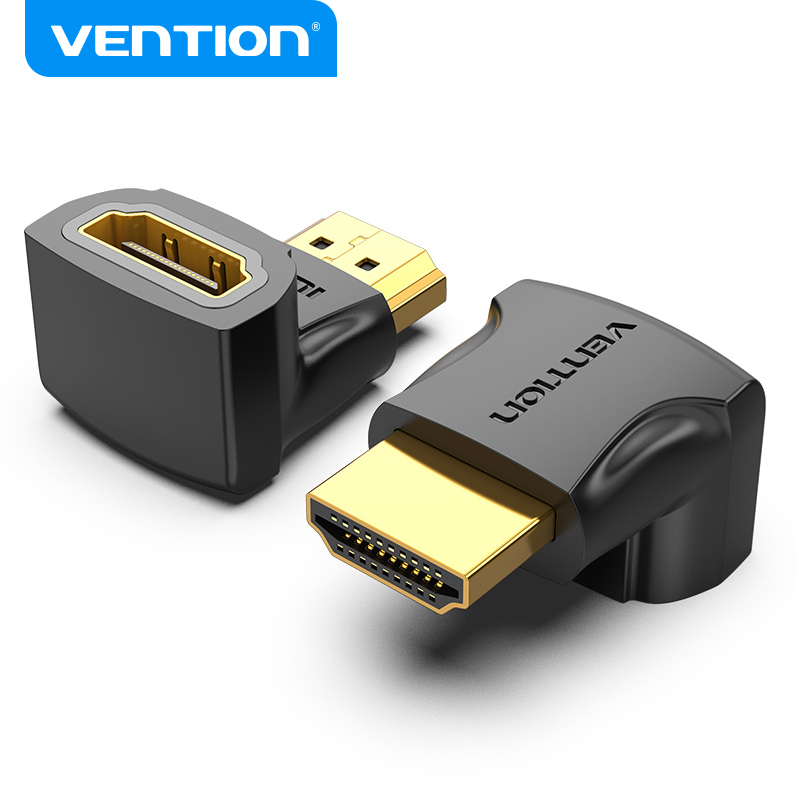 Vention HDMI Adapter HDMI Male to Female 270 90 Degree Right Angle HDMI ...