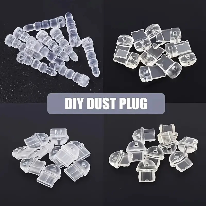 10pcs/20pcs Mobile Phone Anti-dust Plug diy Plastic Mobile Phone ...