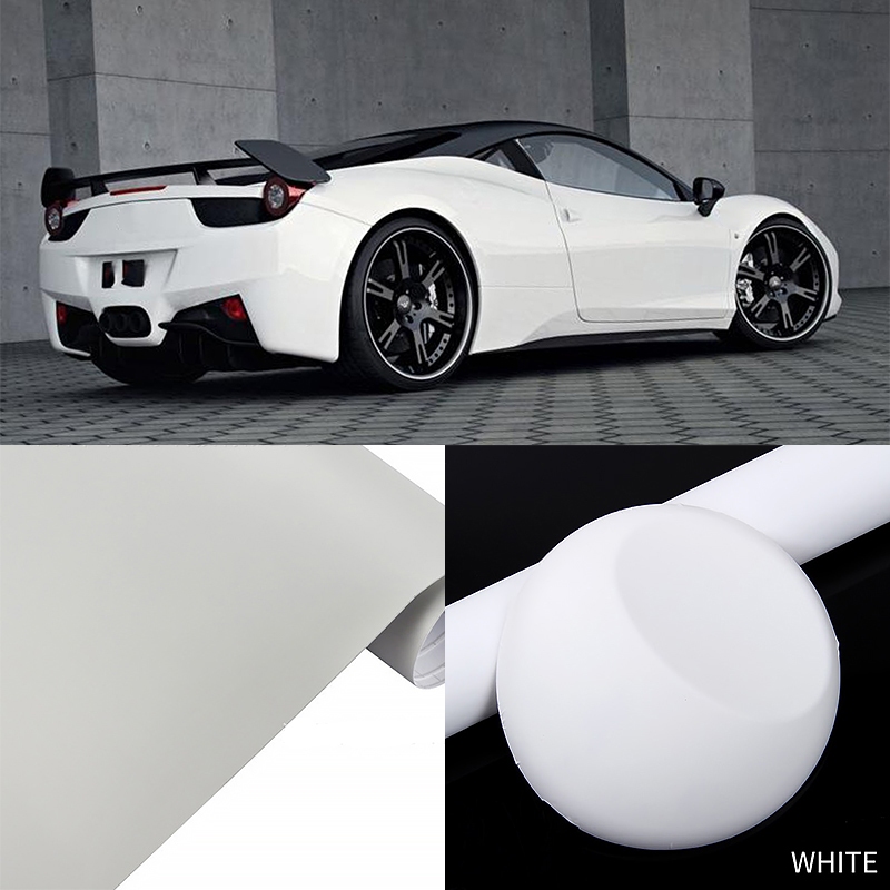 150cm 60” Matte White Matt Car Wrap Vinyl Covering Film Sticker Decal ...