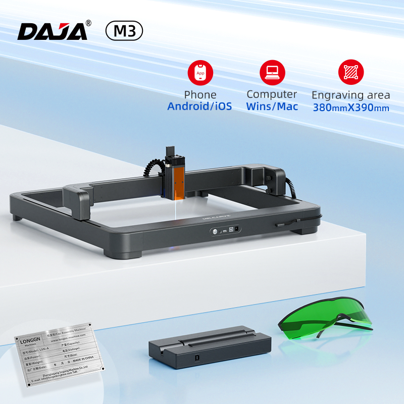 MR.CARVE M3 Laser Engraving Machine/Laser Marking/Printing/400*400mm ...