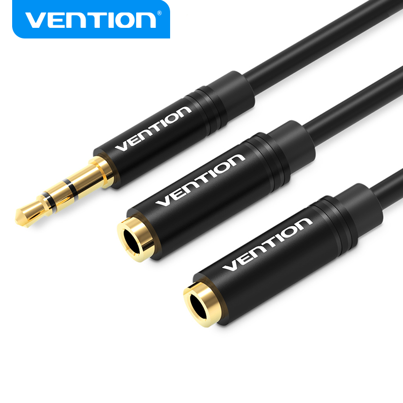 Vention Headphone Splitter Cable for iPhone PC Tablets MP3 Players ...