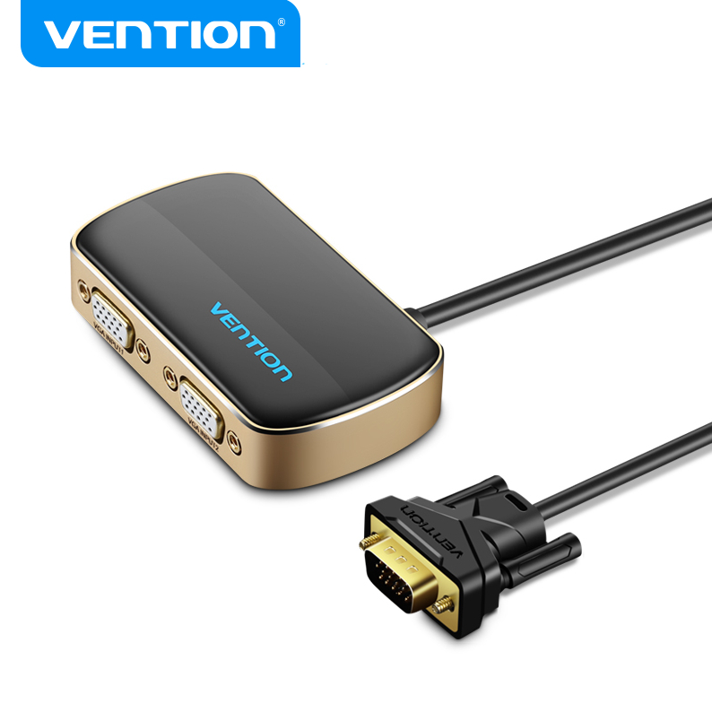 Vention VGA Switch 2 in 1 out 2 Port VGA Video Adapter Manual Switcher ...