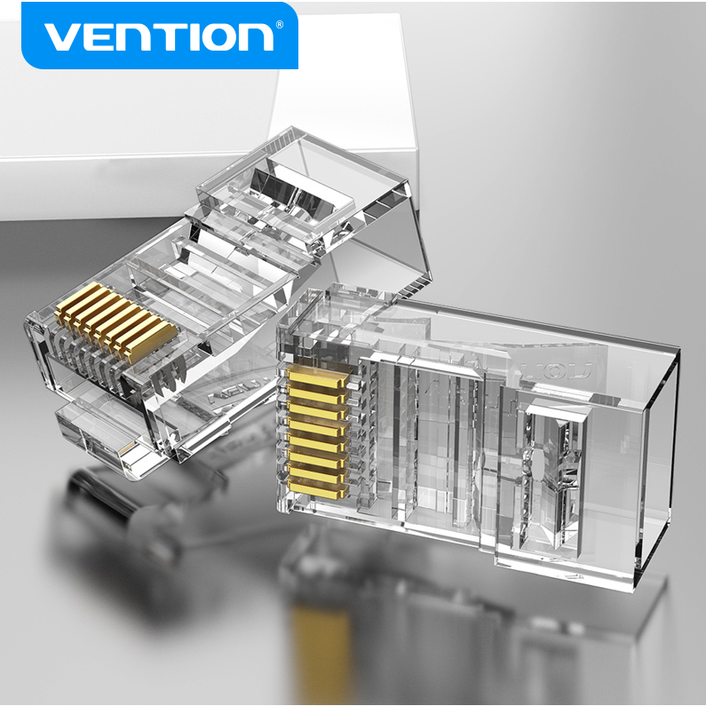 Vention RJ45 ConnectorCat5e Network Plug 8P8C Modular Ethernet Cable ...