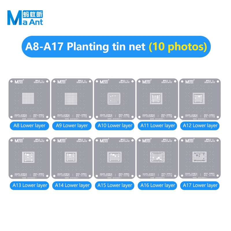 MAant Magnet MOTIVE CPU Clamp for A8-A16&QUALCOMM&HiSilico&EMMC CPU BGA ...