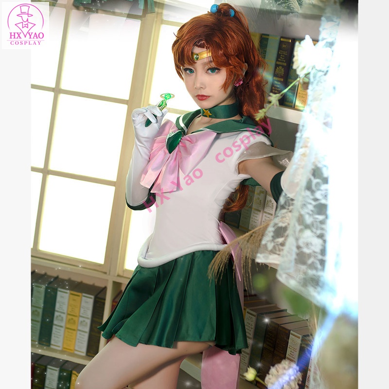 Kino Makoto cos Sailor Jupiter cos costume Sailor Moon cosplay costume ...