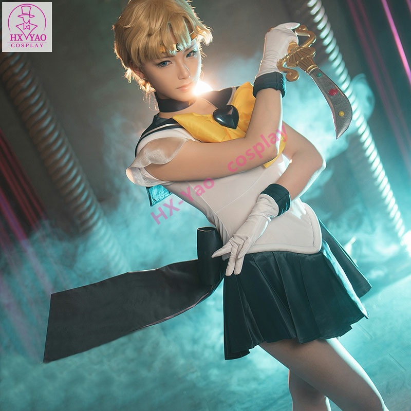 Uranus Haruka Sailor Uranus cos Costume Sailor Moon cosplay Women's ...