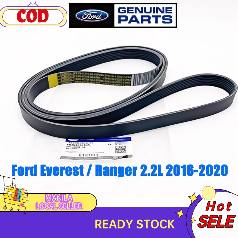 Ford Drive Belt for Ford Everest 2.2L 2016-2020 / Ford Ranger 2.2L 2017 ...