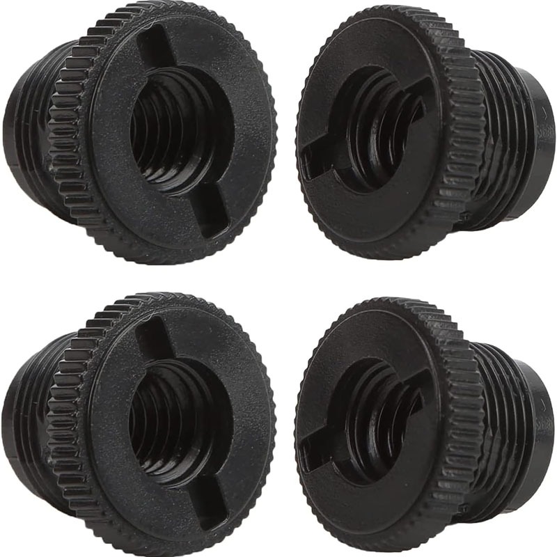 4 Pieces Mic Stand Adapter Plastic 5/8" Male to 3/8" Female Screw ...