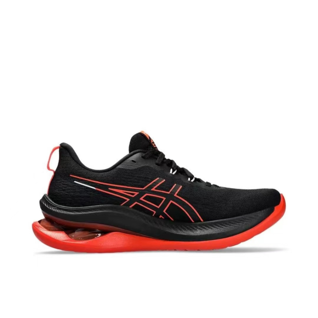 Asics Gel Kinsei Max Men's Cushioned Rebound Running Shoes Black Red ...
