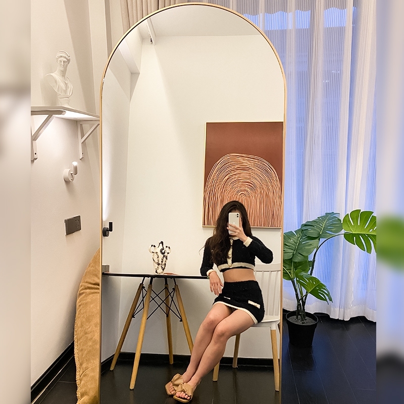 MOK Body Mirror Stand Mirror 180*80CM Mirror Full Body Floor-To-Ceiling ...