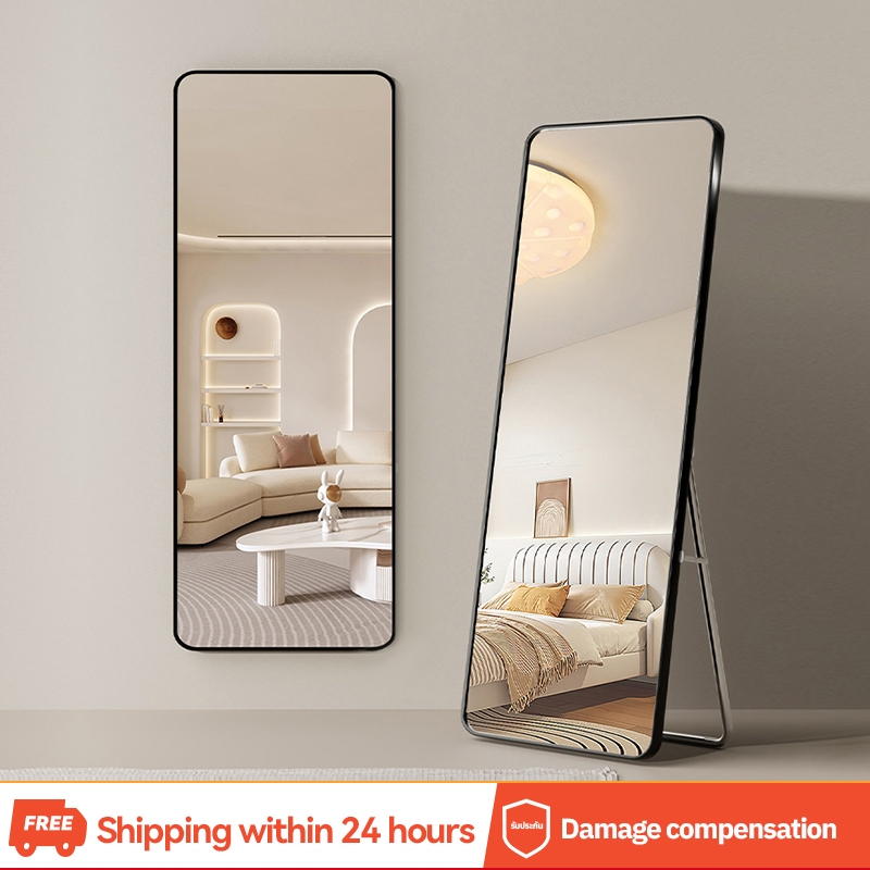 MOOM 165*50CM Mirror Wall Mirror With Stand Full Length Mirror Nordic ...