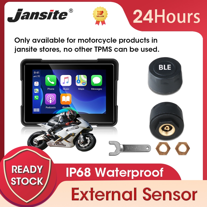 Jansite motorcycle tpms external sensor exclusive to Jansite store ...