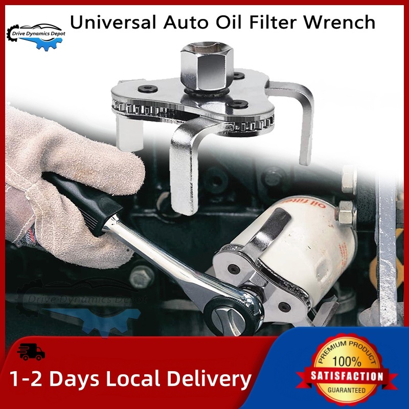 Universal Auto Oil Filter Wrench Car Repair Tools 65-110mm Adjustable 3 ...