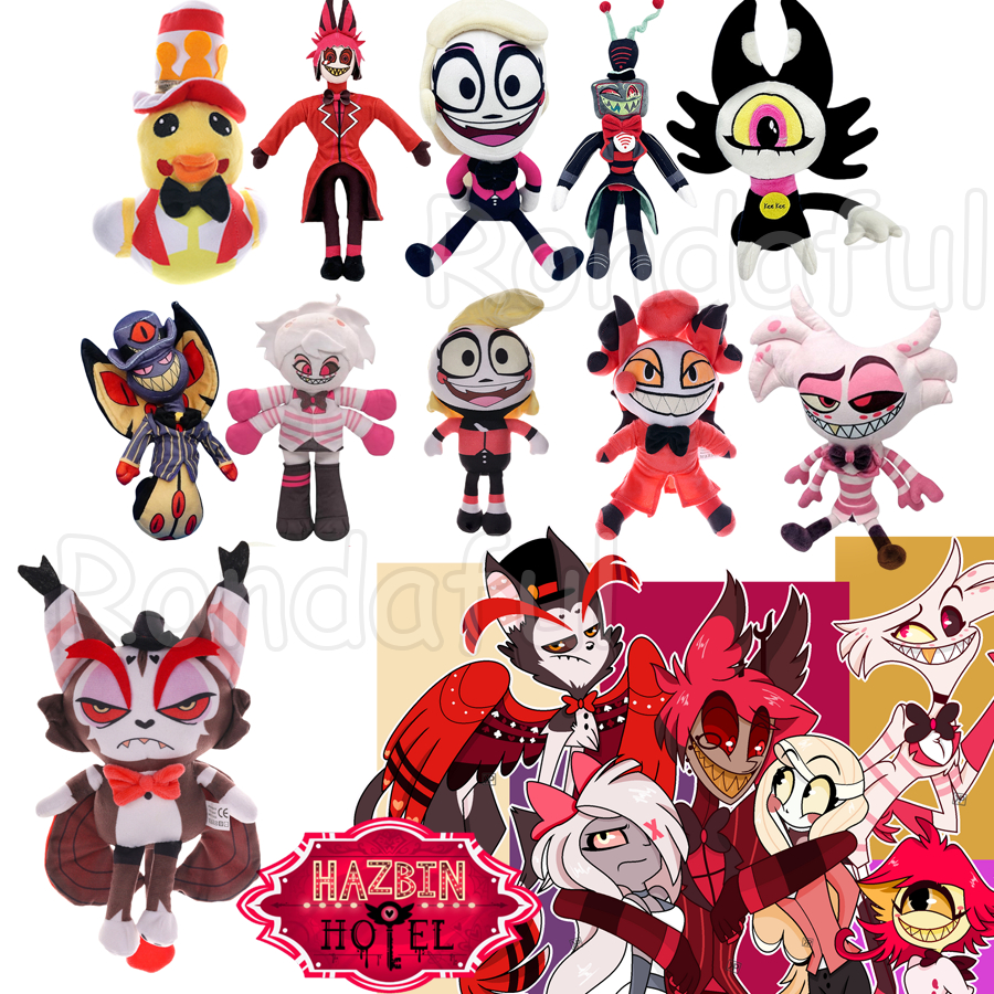 Hazbin Hotel Plush Toys Popular Cartoon Anime characters Stuffed ...