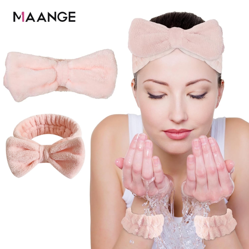 MAANGE Spa Skincare Headband Makeup Hairband Face Wash Headband for ...