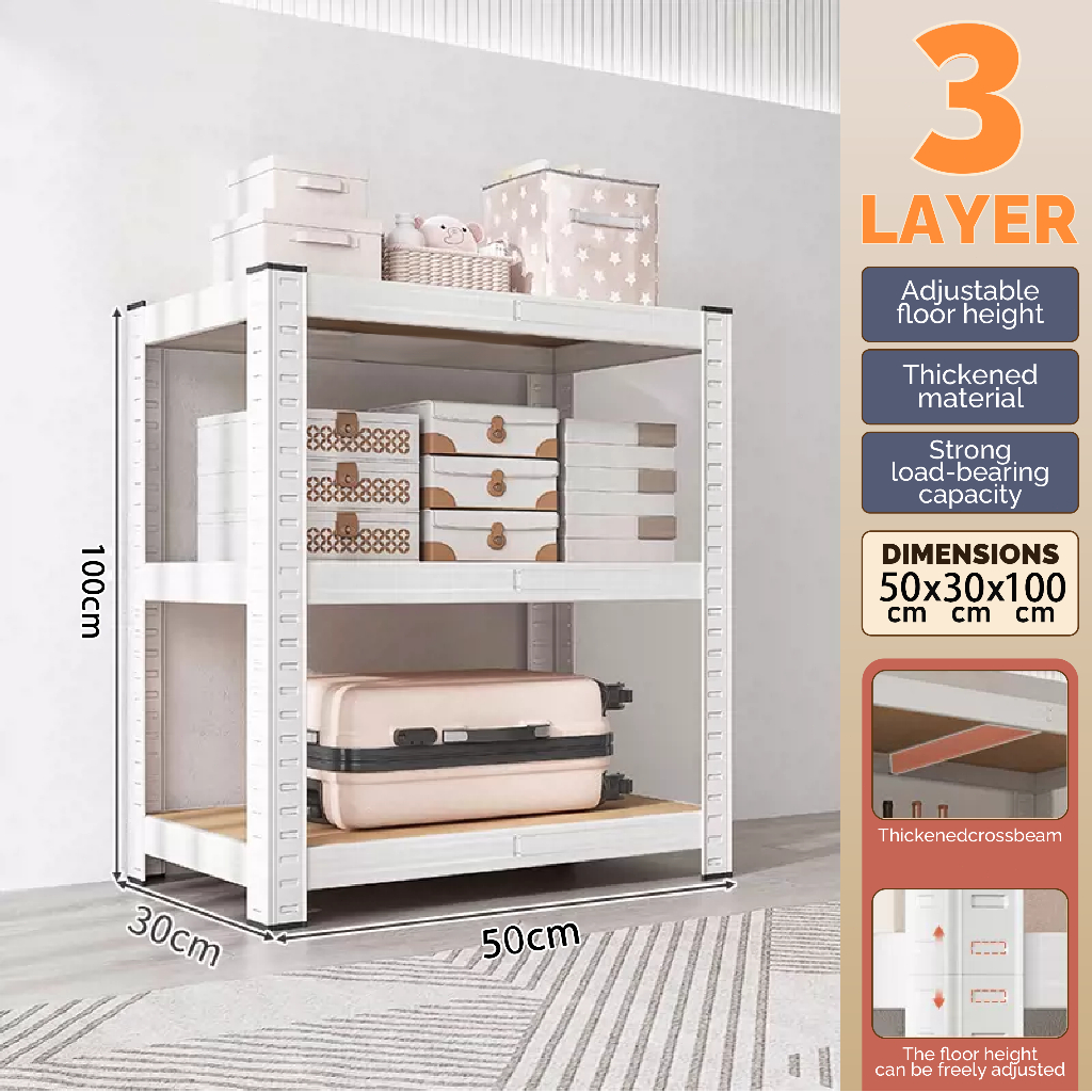 Steel Rack Boltless Rack 5 Layer Heavy Duty Stante Grocery Rack ...