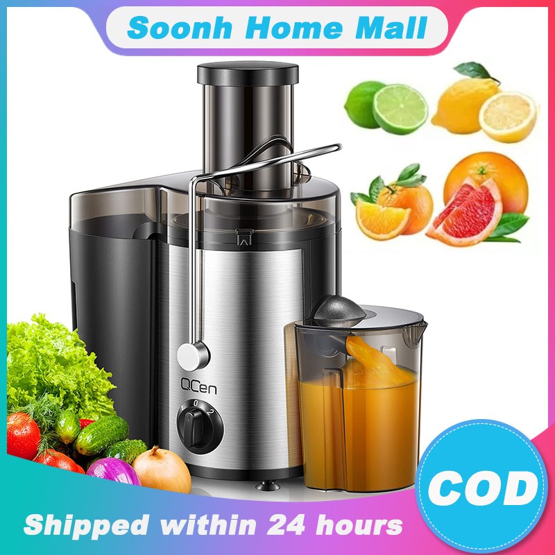 Fully Automatic Fruit Vegetables Juicer Machine Dual Speeds Centrifugal ...