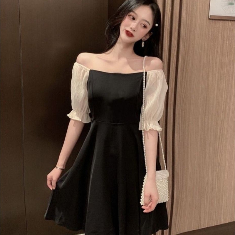 【ready stock】Korean style student graduation evening party Dress Short ...
