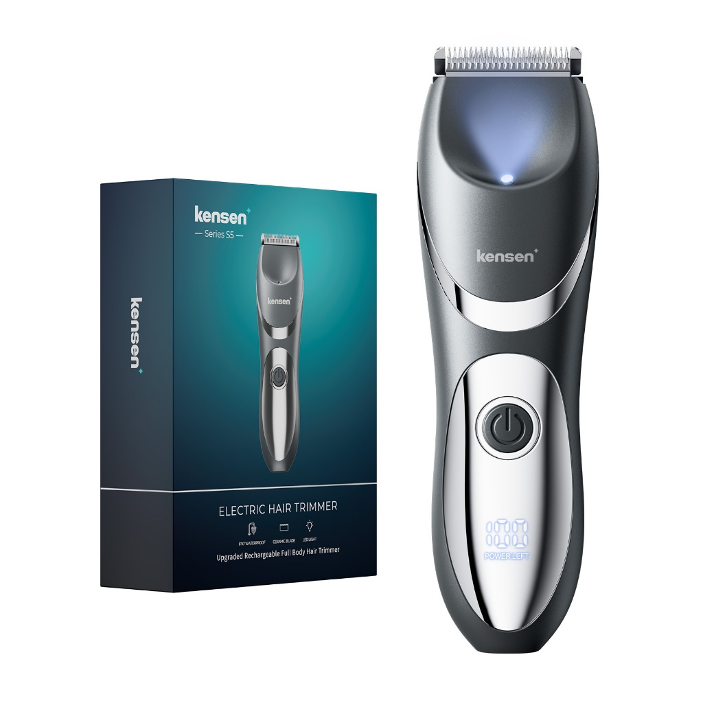 Kensen Body Hair Trimmer with LED Display Private Part Shaver Hair ...
