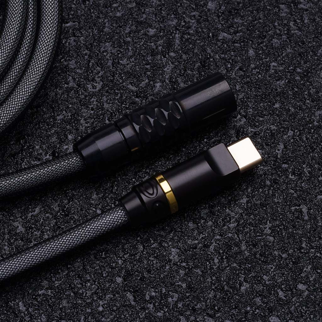 KBDfans AVIATION PLUG CUSTOM MECHANICAL KEYBOARD USB-C CABLE | Shopee ...
