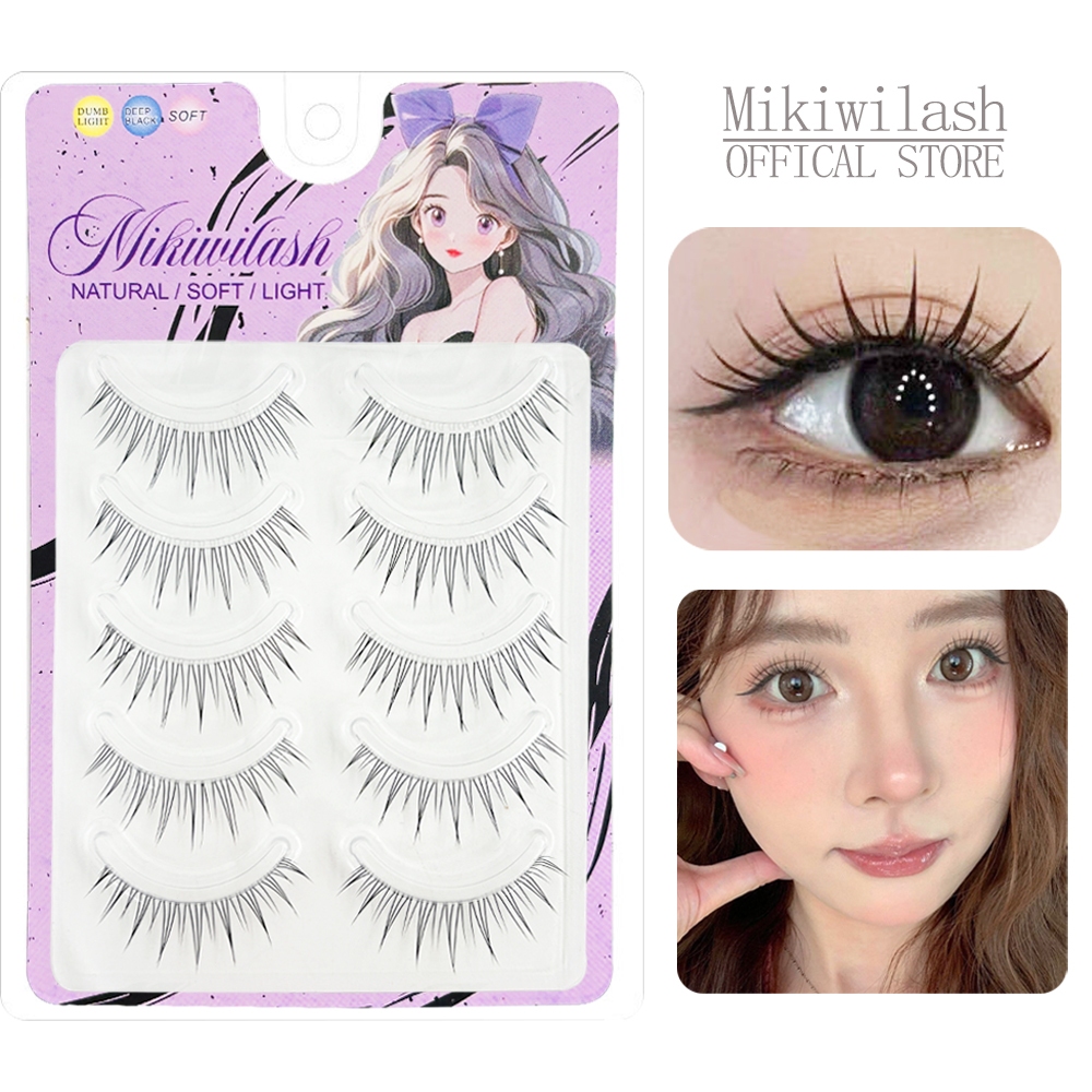 Mikiwilash Girl Group Style Fake Eyelashes Natural False eyelashes ...