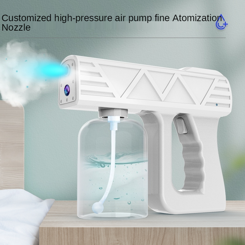 Wireless Disinfectant Spray Gun with Bluer Ray Can Contain Alcohol ...