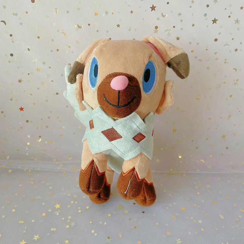 20cm Anime Pokemon Lycanroc Initial Rockruff Plush Soft Stuffed ...