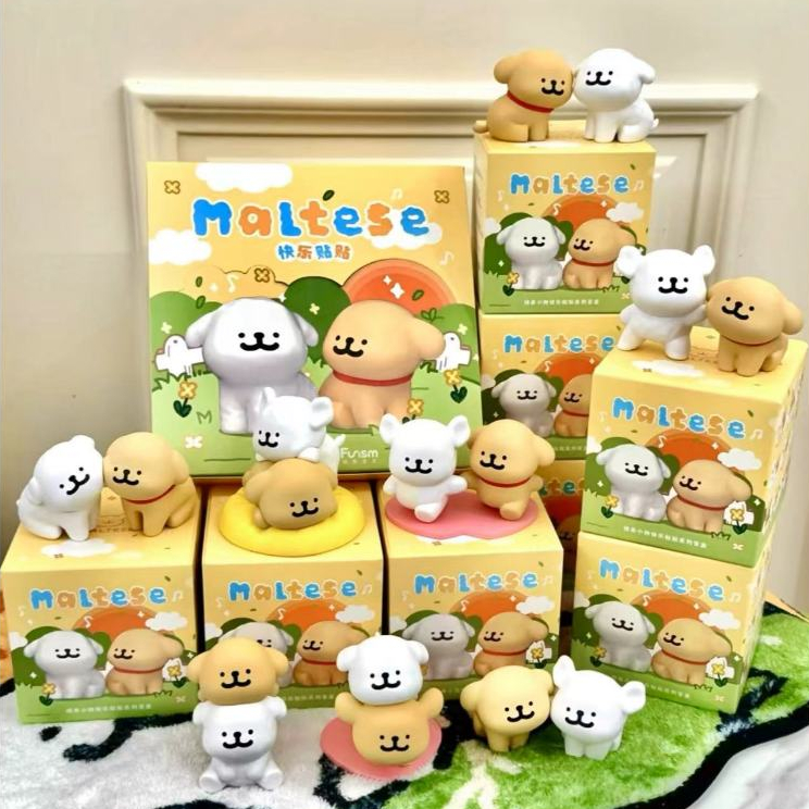 Puppy Blind Box Surprise Box Maltese Random Box Toy Dog Figure Handmade ...