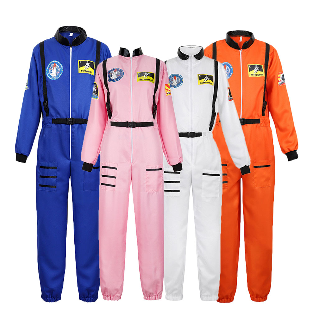 Astronaut Costume Adult Space Costume Plus Size Flight Suit Astronaut ...