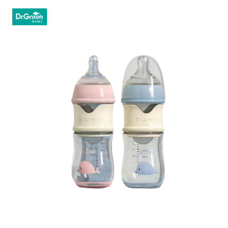 Dr green PPSU bottle With Milk Powder Dispenser Wide Neck portable ...