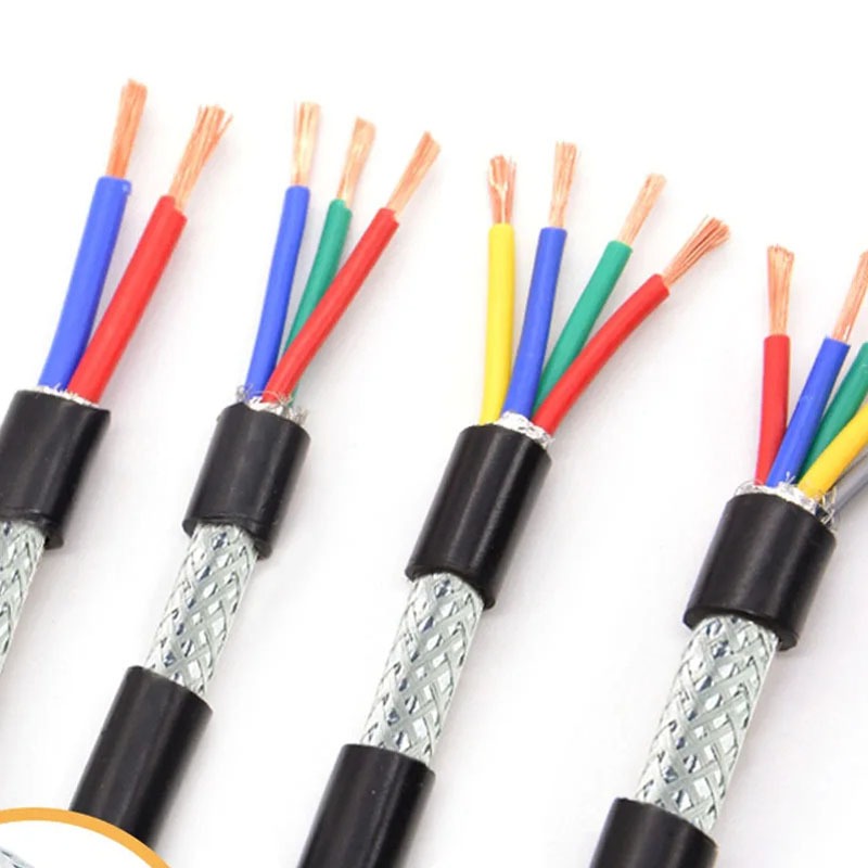RVVP Shielded Cable 22/20/18/17/16/14AWG 2/3/4/5/6/7/8/10/12 Cores ...