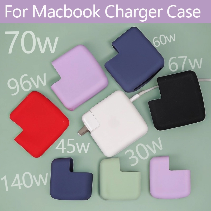 Silicone charger case for Macbook Air M1 M2 M3 M4 A3113 A2337 A2681 30w ...