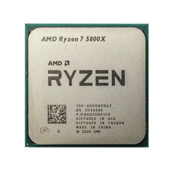 Ryzen 7 5800X R7 5800X 3.8 GHz Eight-Core 16-Thread CPU Processor 7NM ...