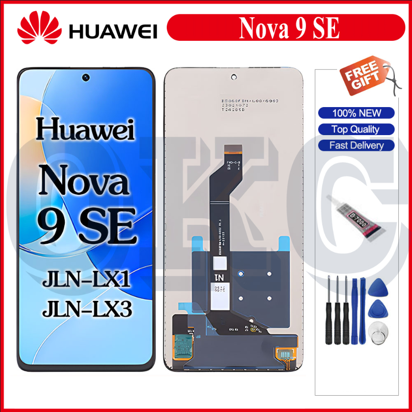 Original For Huawei Nova 9 SE LCD with Frame Display Touch Screen Digitizer Full Set Assembly ...