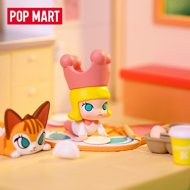 Original POP MART Molly Cooking Series Action Figure Desktop Decoration ...