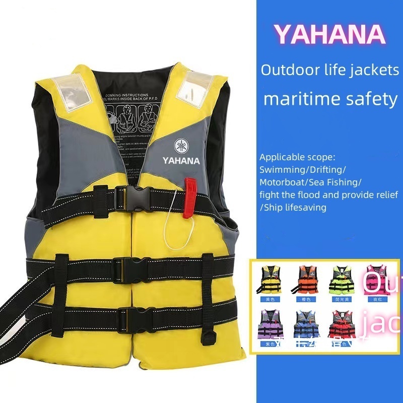 Marine safety life jackets, high buoyancy vest with built-in cross ...