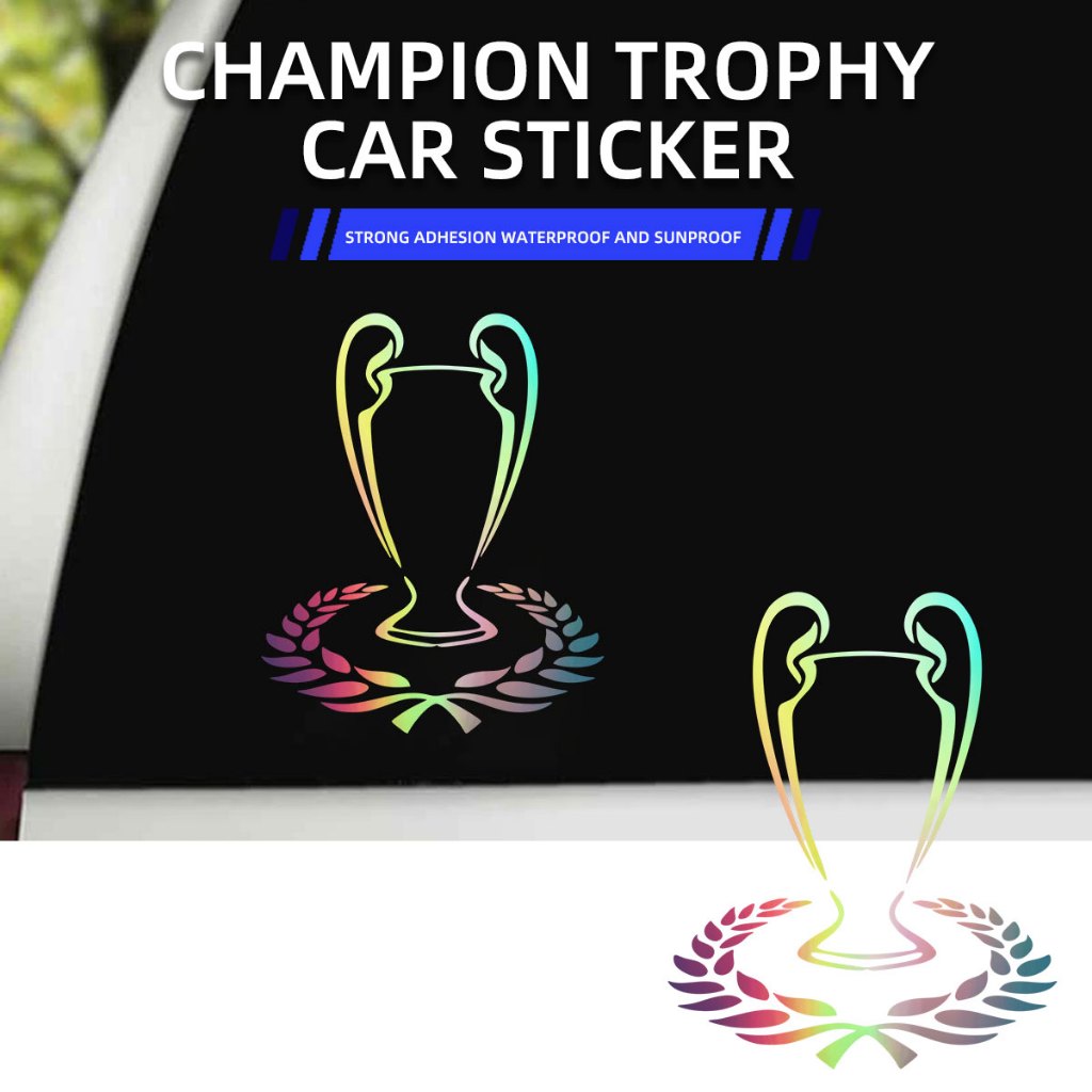 Car Sticker Trophy Pattern Limited Edition Creative Motorcycle Decals ...