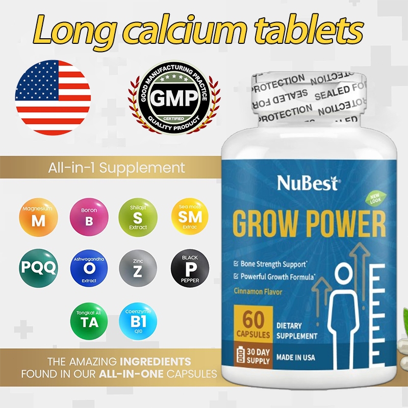 Height Growth Maximizer, Calcium, Vitamin D3 and Zinc Blend, Bone ...