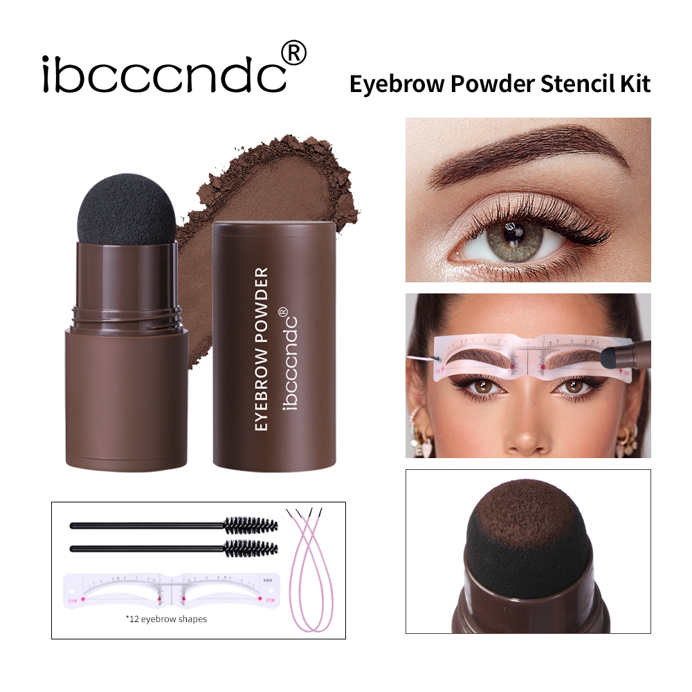 Eyebrow Stamp Stencil Kit Eyebrow Powder Stamp Shaping Set With 10 ...