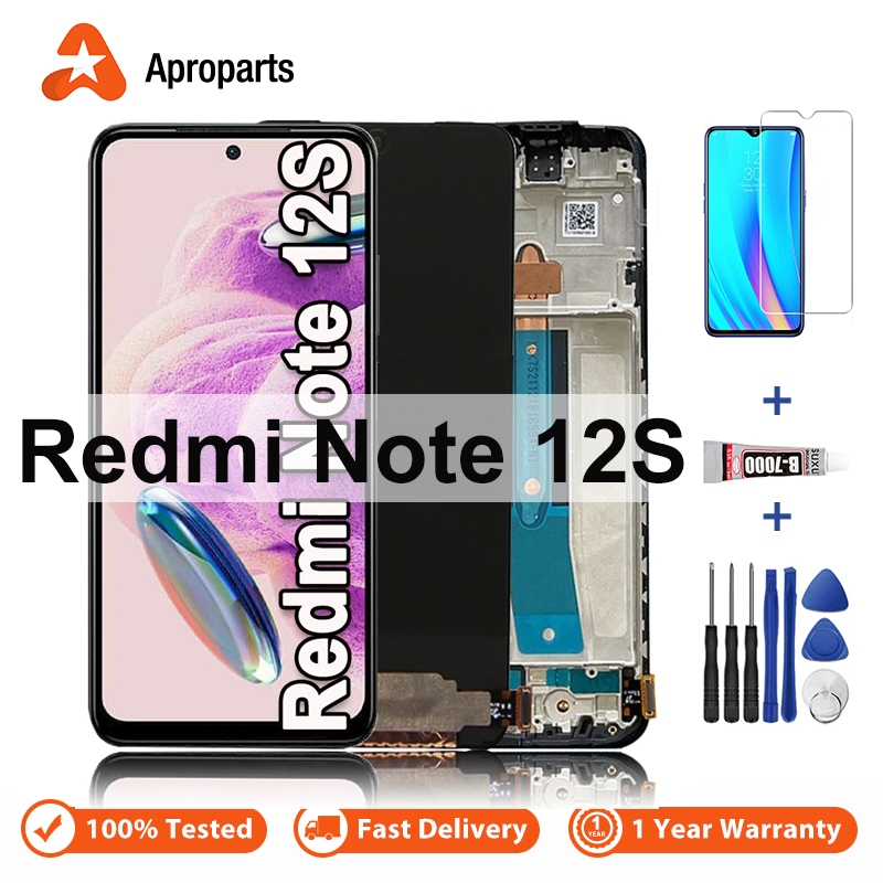 LCD for Xiaomi Redmi Note 12S 2303CRA44A 23030RAC7Y Display Touch ...